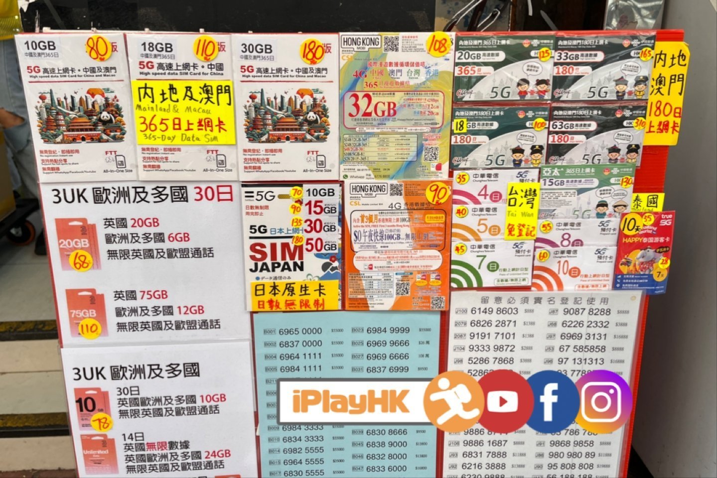 深水埗站 | 教你平買上網數據卡 (2026年最新價錢) - iPlayHK 香港愛玩生